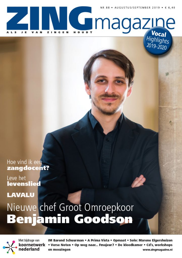 ZINGmagazine. Tijdschrift voor iedereen die van zingen houdt.